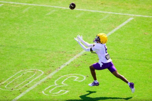 UK transfer Brown blazing by DBs in LSU’s preseason camp | Shreveport ...